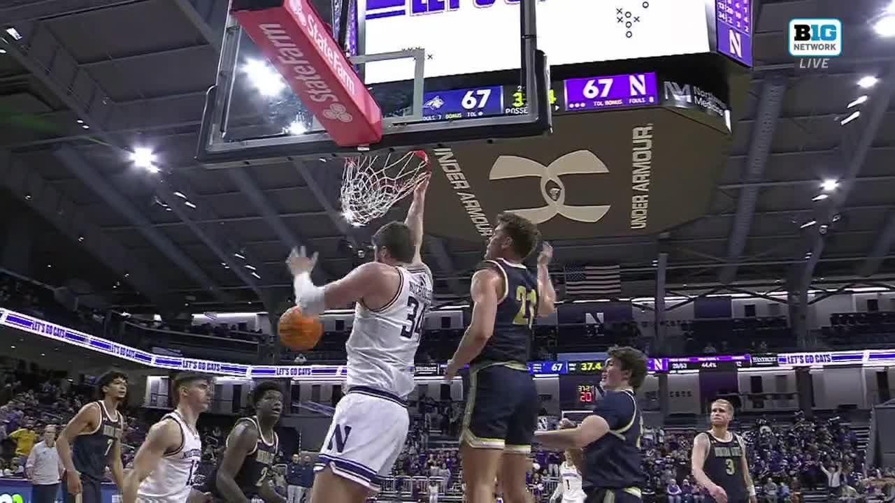 Matthew Nicholson gets up for the beautiful slam dunk - ESPN Video