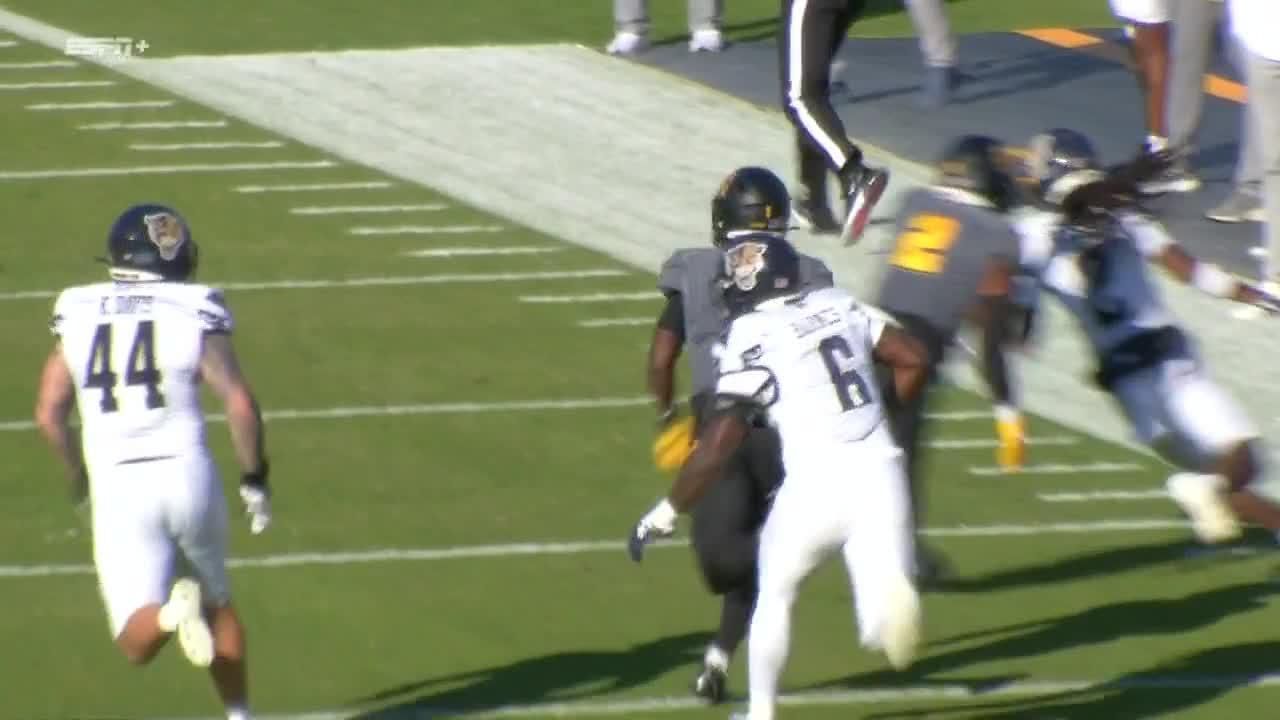 Gabriel Benyard powers past defense for 44-yard rush - ESPN Video