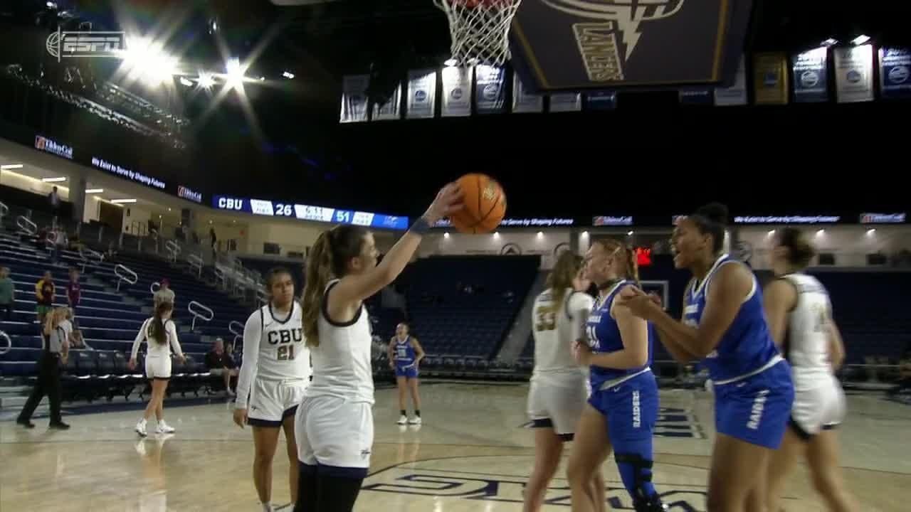 Courtney Blakely finishes through contact - ESPN Video