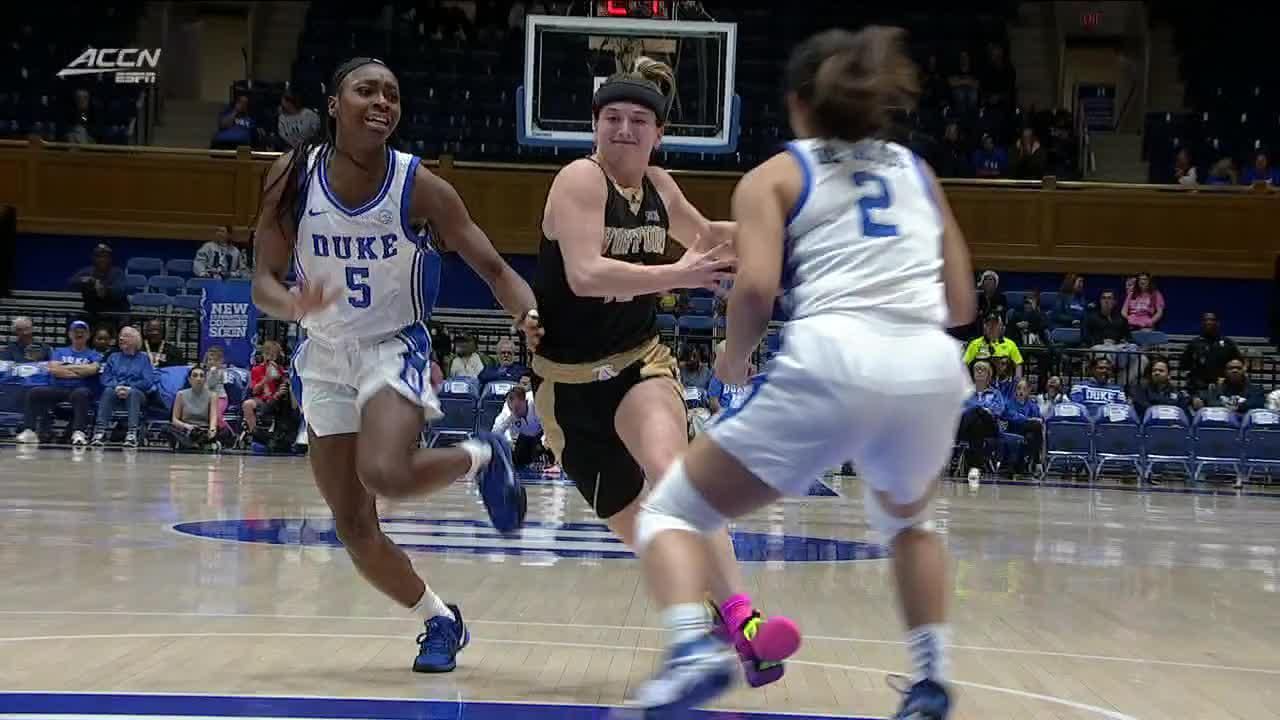 Rachael Rose scores and draws the foul - ESPN Video