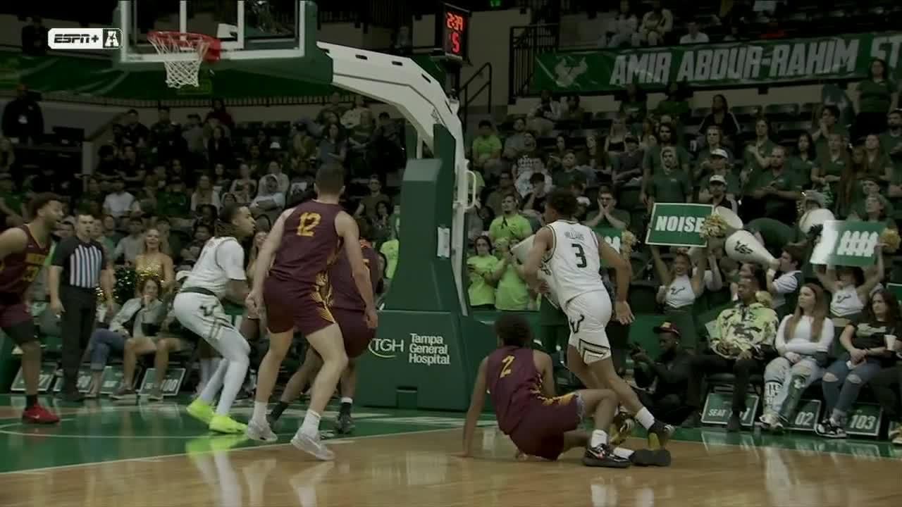 Reggie Ward Jr. skies for big dunk - ESPN Video