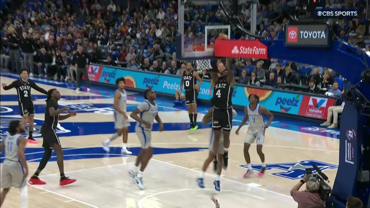 Cameron Matthews rocks the rim for Mississippi State - ESPN Video