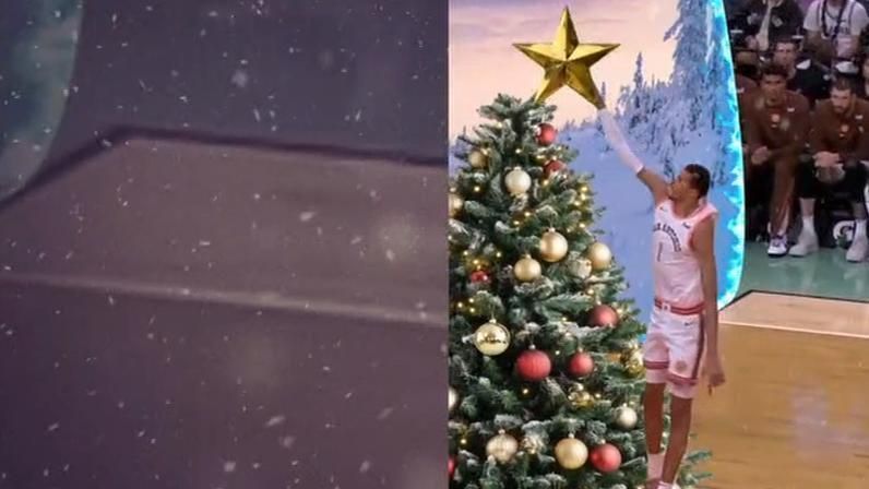 Fun NBA moments, but with a Christmas twist - ESPN Video