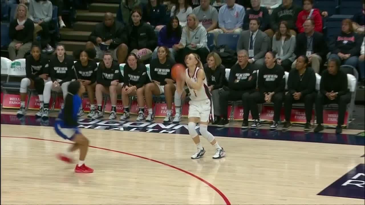 Paige Bueckers sinks another 3-pointer - ESPN Video