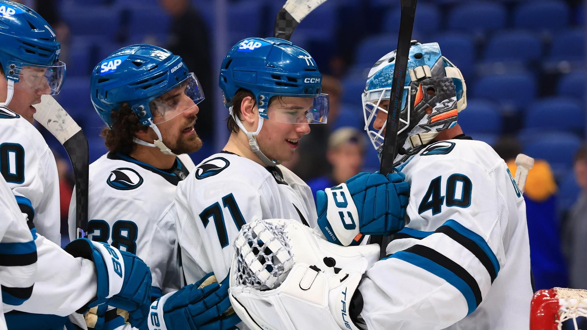 Sharks score 4 3rd-period goals to pull away for 6-2 win over Sabres - ESPN