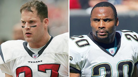 NFL: Former Pittsburgh Steeler Mark Bruener and former Jacksonville ...