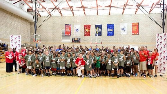 Hoops from Home debuts at military base - ESPN - Men's College ...