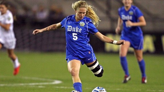 NCAA women's soccer -- Duke's Kaitlyn Kerr braces herself for another ...