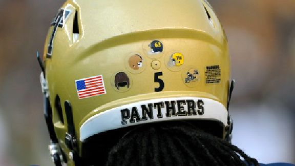 Pitt provides helmet history lesson for fans - ESPN - Fandom - ESPN ...