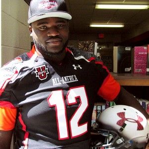 ESPN 150 defensive lineman Greg Gilmore receives jersey for Under ...