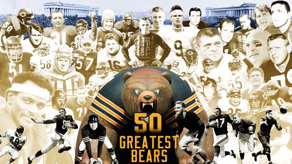 ESPNChicago.com's "50 Greatest Bears" - Chicago Bears - ESPN - Chicago ...