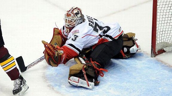 NHL - AHL goaltender Barry Brust sets shutout record the hard way - ESPN