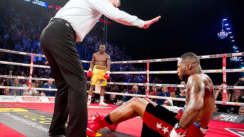 Adonis Stevenson shows hands of mass destruction vs. Chad Dawson - ESPN