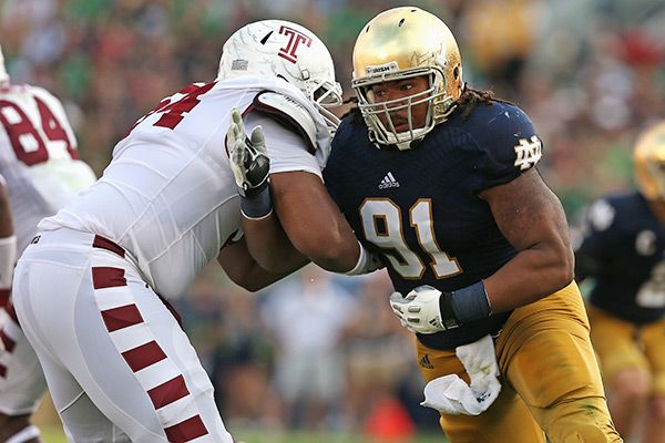 Sheldon Day expected to play against USC - ESPN - Notre Dame Fighting ...