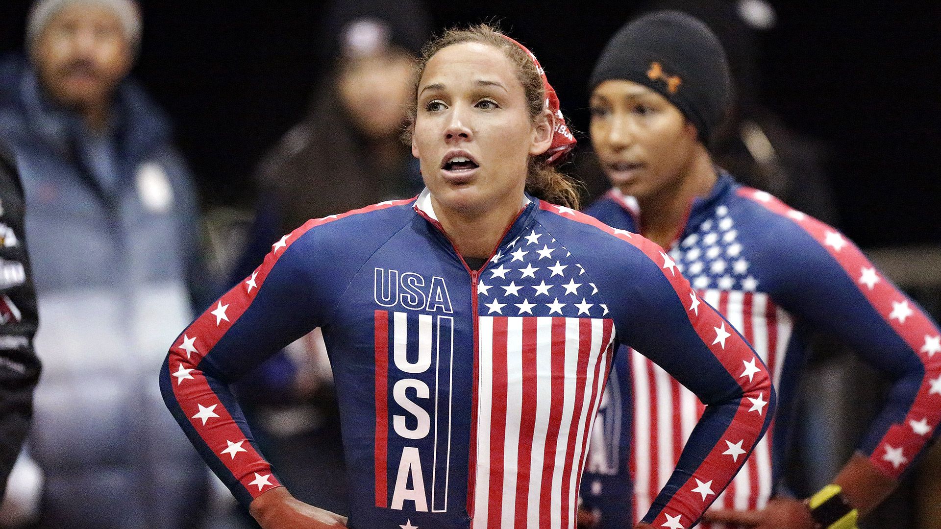 Lolo Jones, Lauryn Williams on United States bobsled team