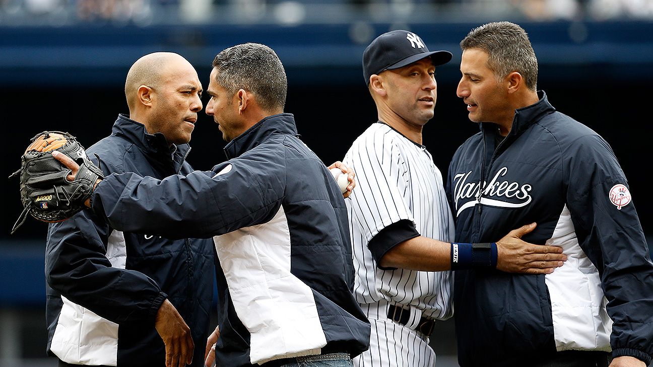 Core Four reunite in Derek Jeter's last home opener - ESPN