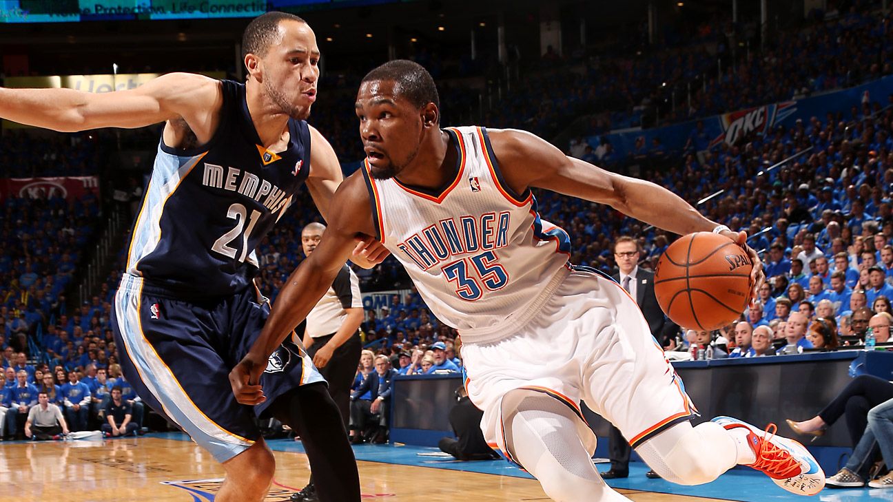 2014 NBA Playoffs: Thunder strike first - ESPN