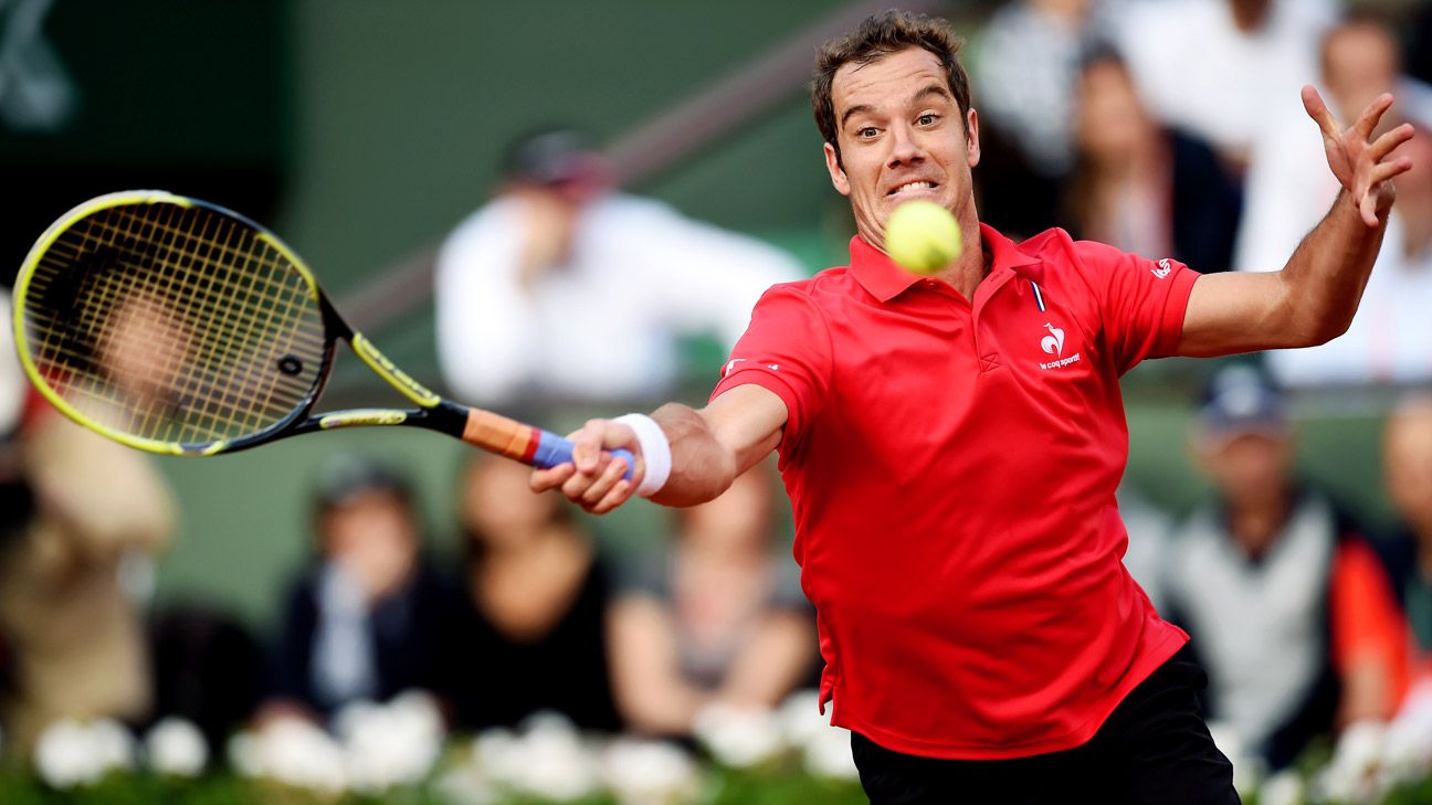 Richard Gasquet enjoys birthday win at Eastbourne - ESPN