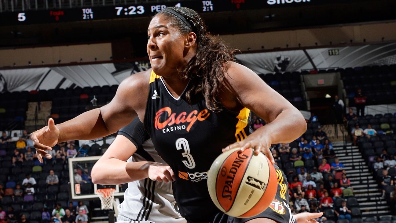 WNBA - Tulsa Shock's Courtney Paris finally finds her way in the WNBA ...