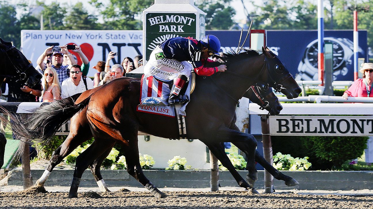 Tonalist wins 2014 Belmont Stakes, denies California Chrome's Triple ...