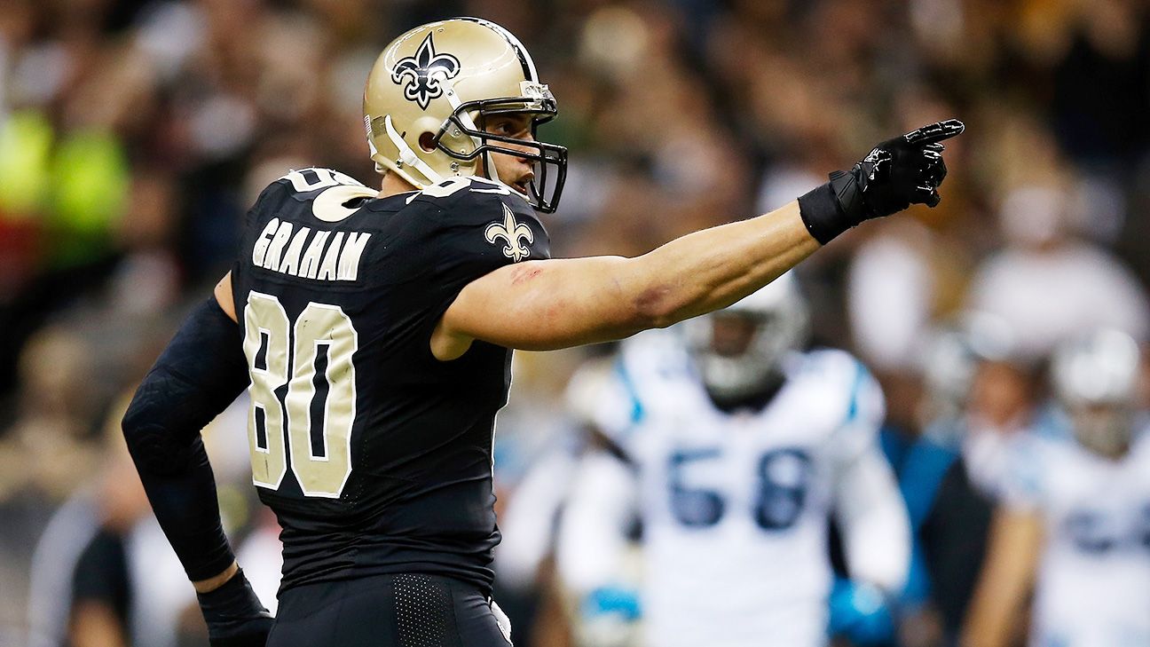 Jimmy Graham leads ranking of top 50 tight ends for dynasty leagues ...