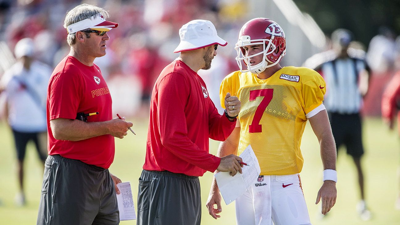 A QB eight years ago, Matt Nagy has been on the coaching fast track ...