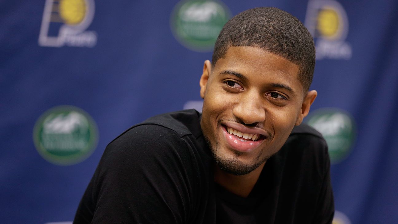 Paul George of Indiana Pacers shooting jumpers - ESPN