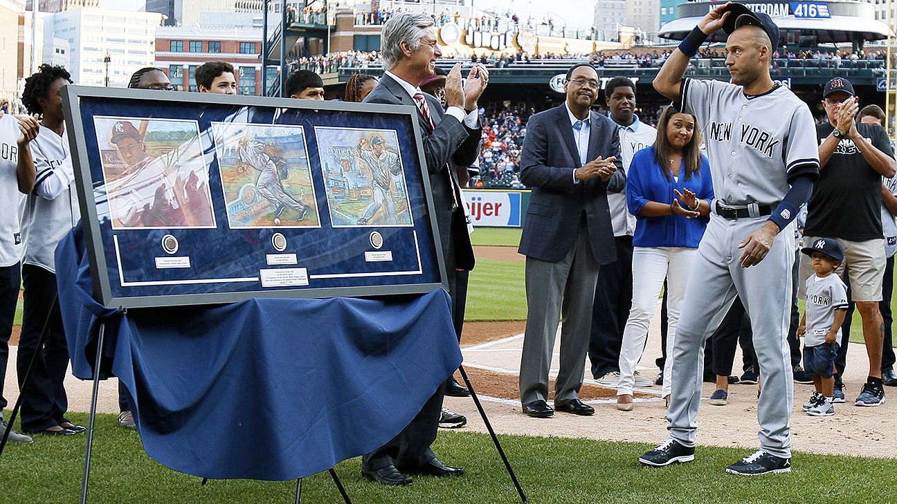Cheers and chairs for Jeter in Detroit tribute - ESPN - Yankees Blog- ESPN