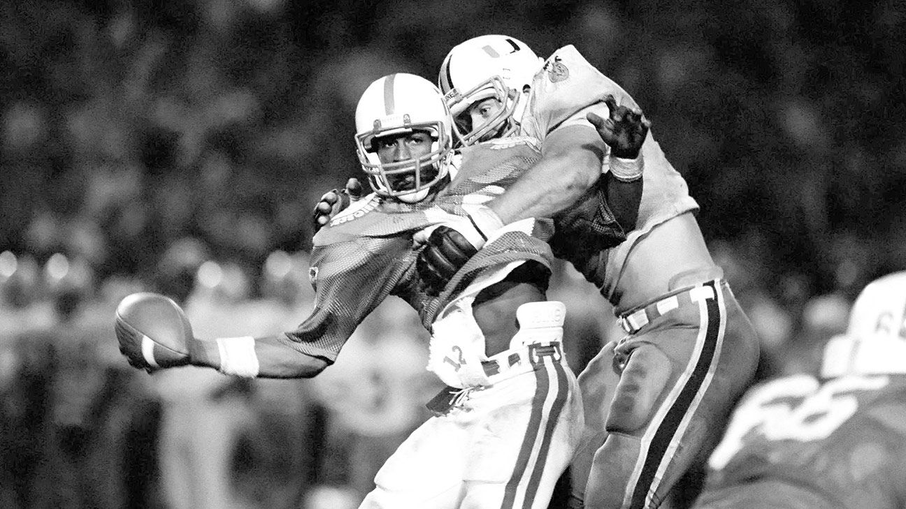 A look back at great Nebraska Cornhuskers-Miami Hurricanes games - ESPN ...