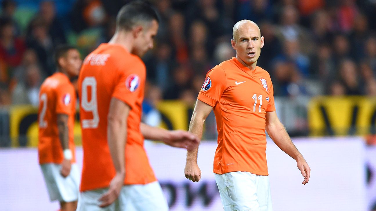 Arjen Robben out of Netherlands squad with groin injury - ESPN