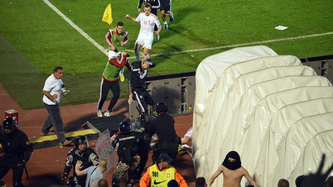 Albania captain Lorik Cana: 'Our lives were in danger' during Serbia ...