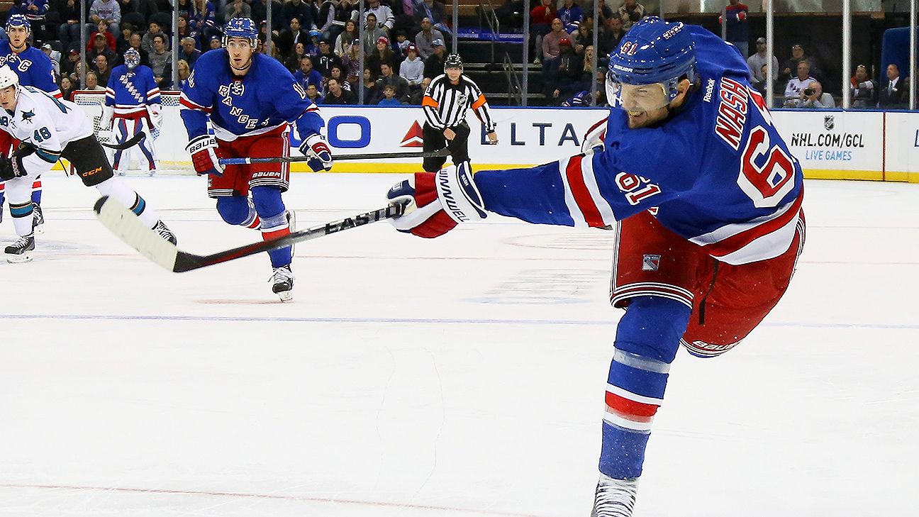 Rick Nash finally finds 'puck luck' - ESPN