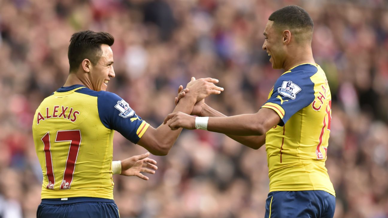 'The Ox' Alex Oxlade-Chamberlain not inhibited by stunning Alexis ...