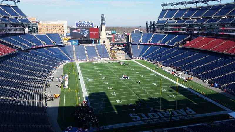 Welcome to Gillette Stadium: New England Patriots vs. Detroit Lions ...