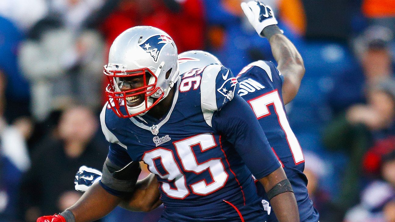 New England Patriots defensive end Chandler Jones emotional in return ...