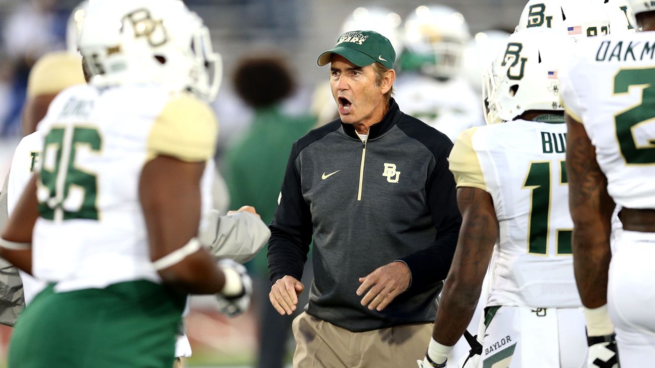Art Briles says No. 3 Baylor Bears 'best team we've had in my eight ...