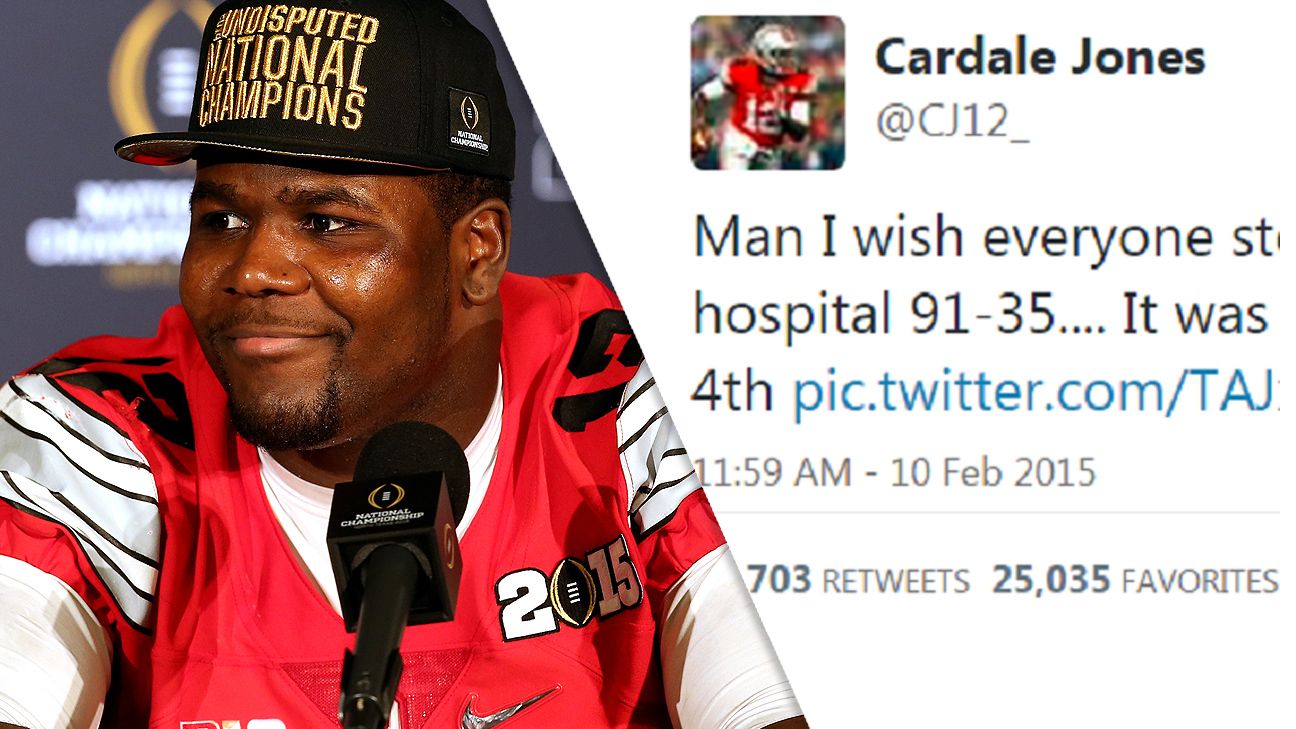 Ohio State's Cardale Jones wants you to know he beat that kid by more ...