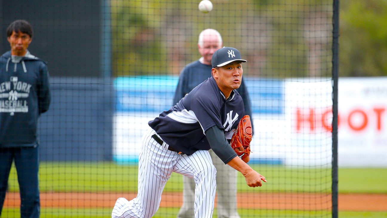 New York Yankees' Masahiro Tanaka sharp during 1st simulated game - ESPN