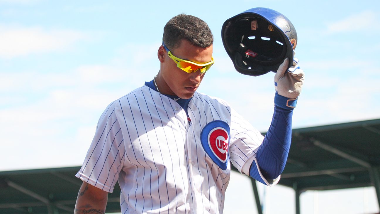 Chicago Cubs set 25-man roster, Javier Baez to DL - ESPN - Chicago Cubs ...