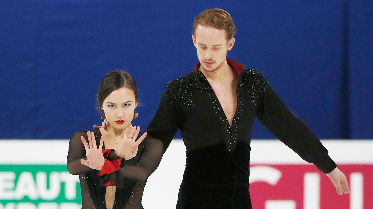 Americans Madison Chock, Evan Bates take lead in ice dancing at worlds ...