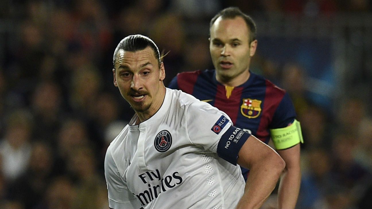 PSG's Zlatan Ibrahimovic sets sights on Champions League - ESPN