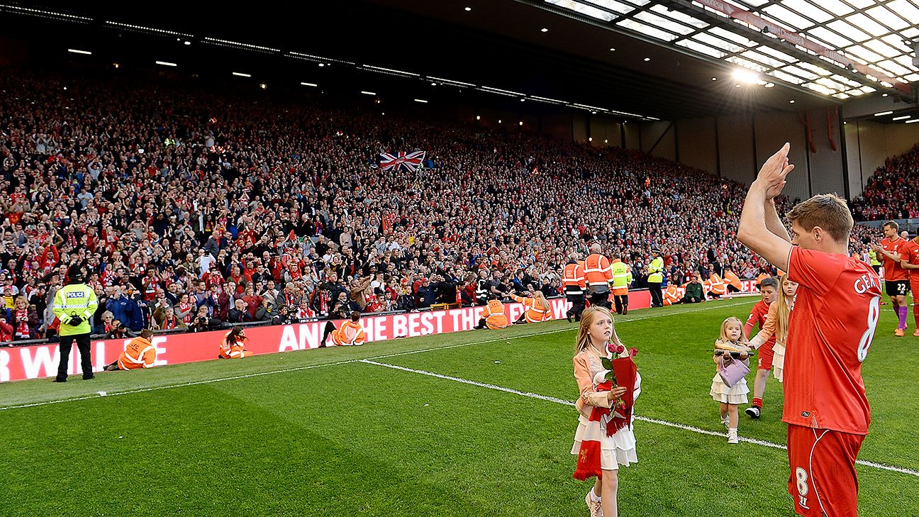 Steven Gerrard final Liverpool boots sell for £40,200 - ESPN