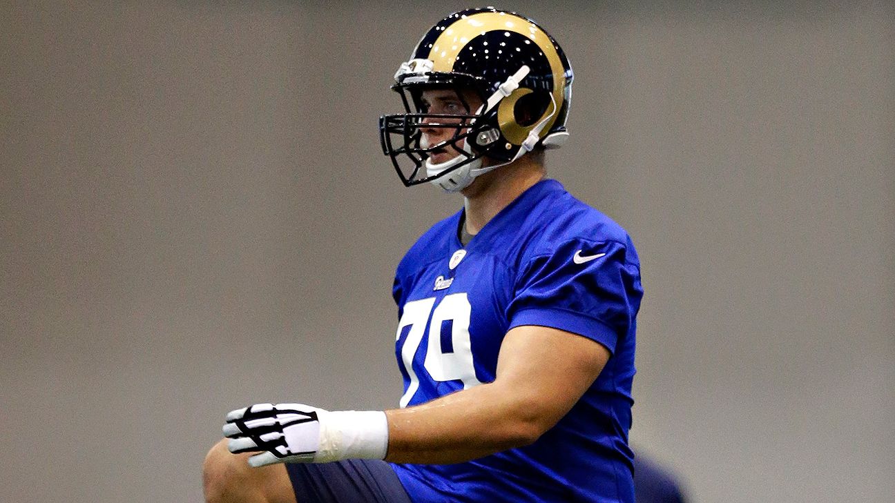 With Barksdale gone, rookie Rob Havenstein takes over at right tackle ...