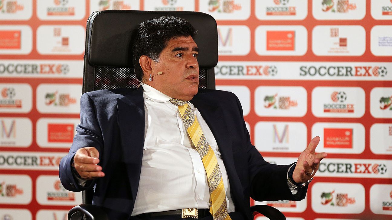 Diego Maradona announces FIFA ambassador role via Facebook - ESPN