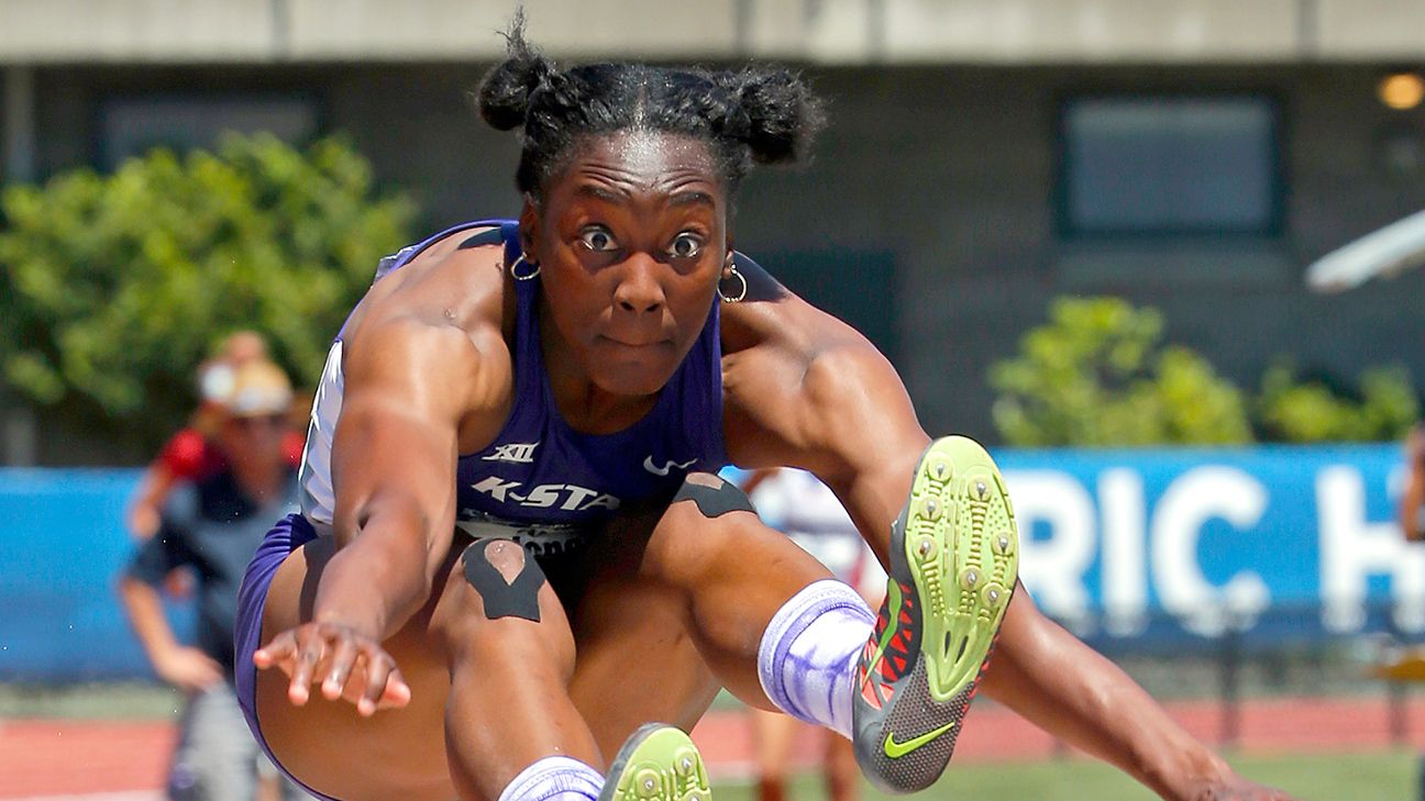 Akela Jones of Kansas State Wildcats runs away with heptathlon title - ESPN