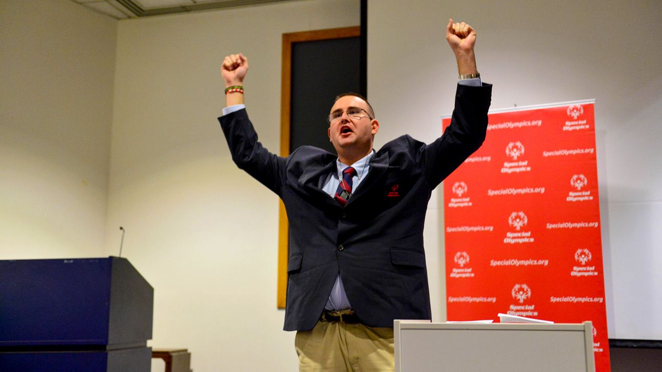Special Olympics World Games -- Jason Gieschen spreads message of ...