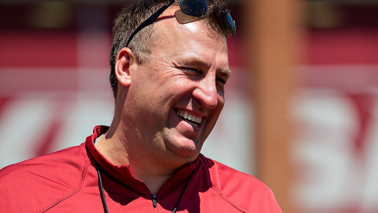 Arkansas Razorbacks football coach Bret Bielema building his team with ...