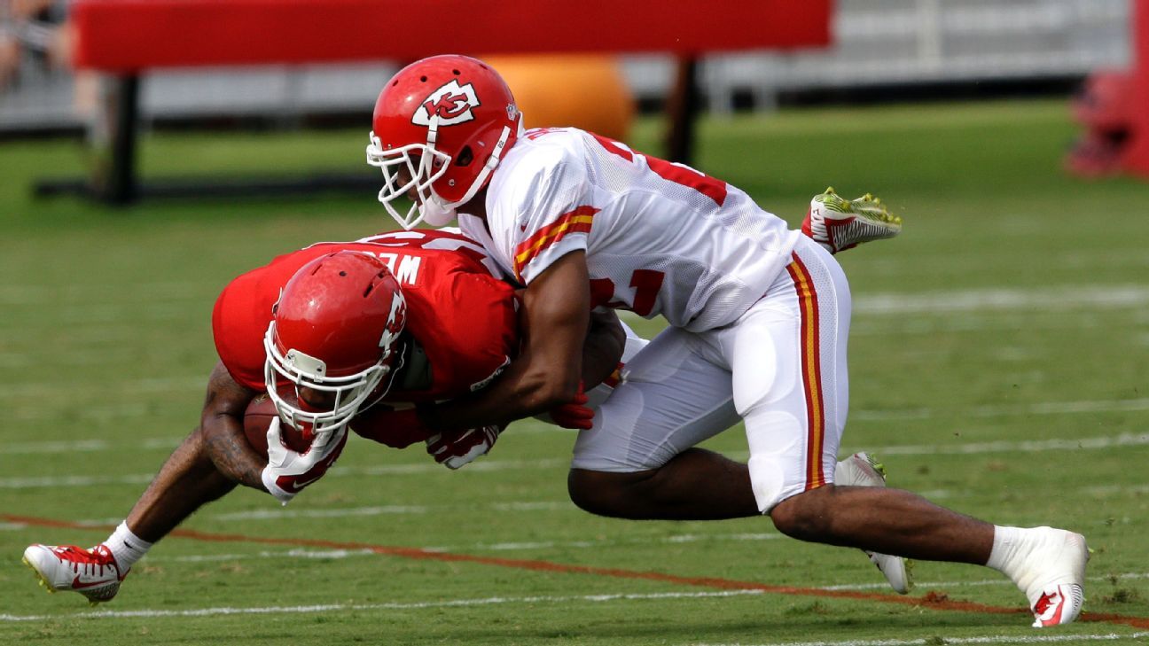 Kansas City Chiefs DBs coach Emmitt Thomas lauds Marcus Peters - ESPN ...
