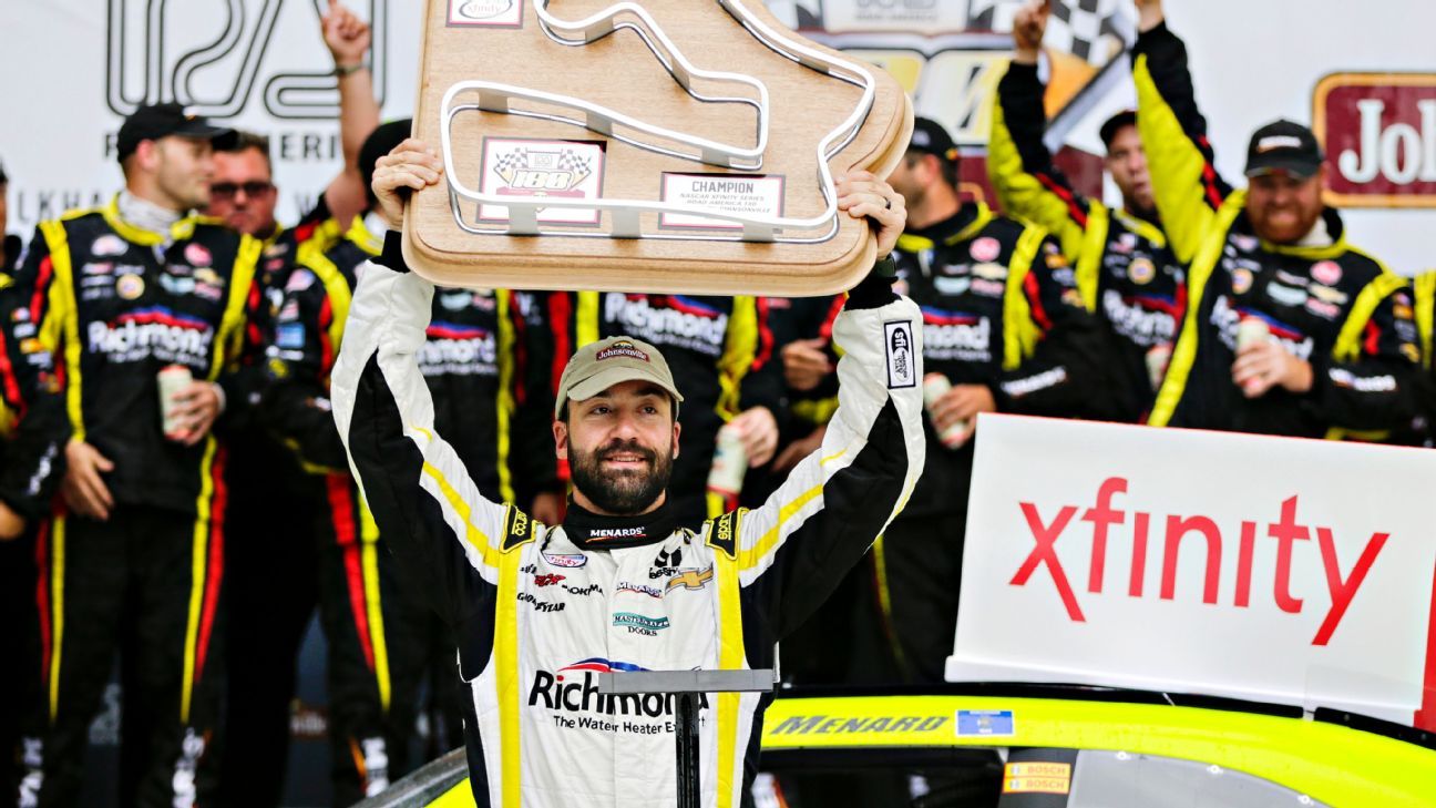 Paul Menard wins NASCAR Xfinity Series race at Road America - ESPN