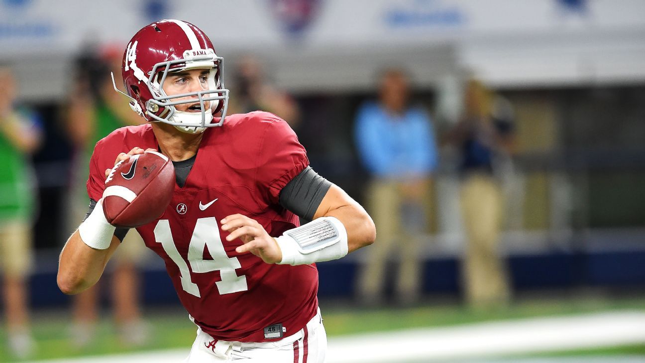 Jake Coker delivers in first start for Alabama Crimson Tide - ESPN